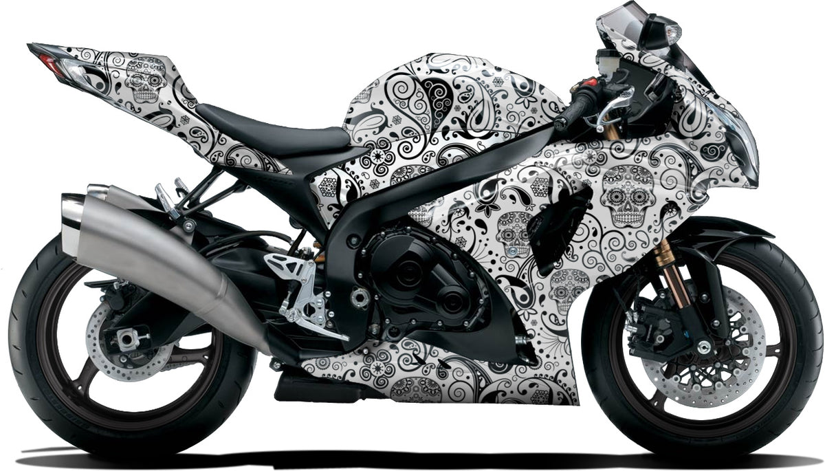 BIKESKINZ™ Motorcycle Vinyl Wrap Kit - Death Scroll Theme – Bikeskinz