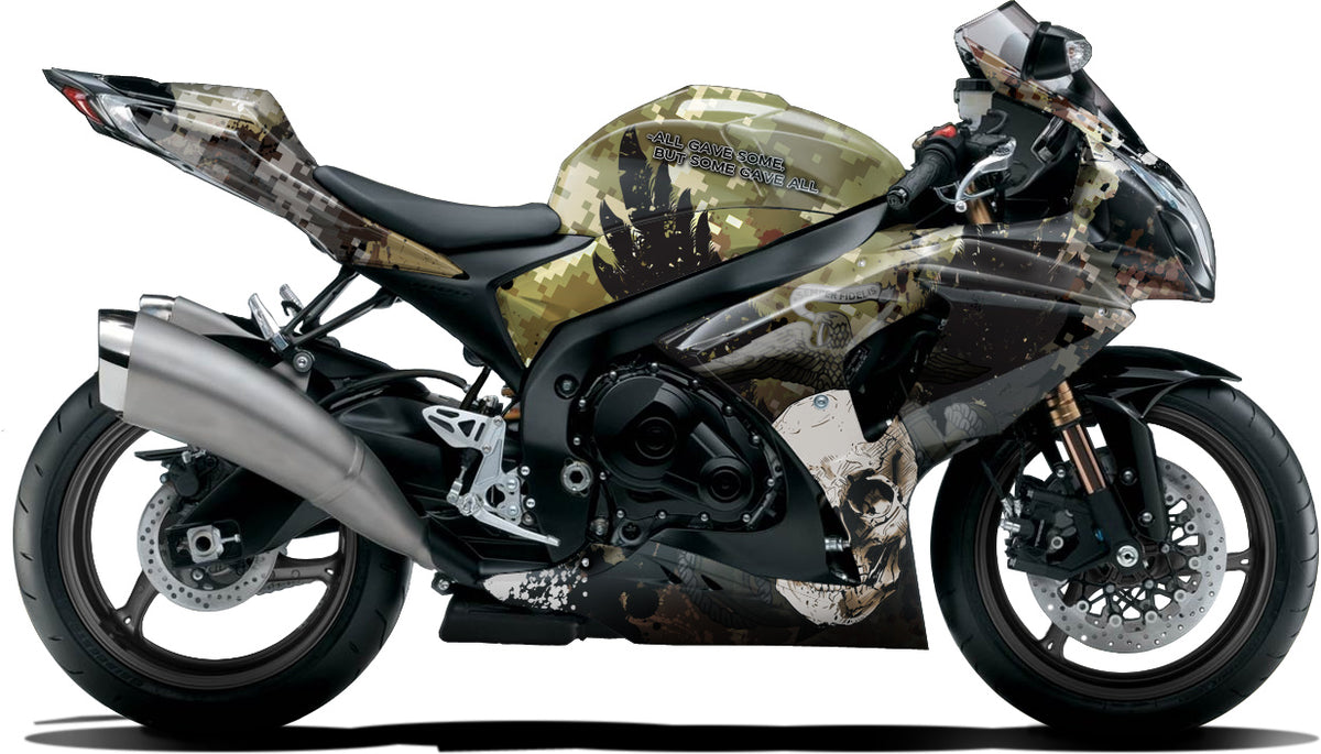 BIKESKINZ™ Motorcycle Vinyl Wrap Kit - Full Metal Jacket Theme – Bikeskinz